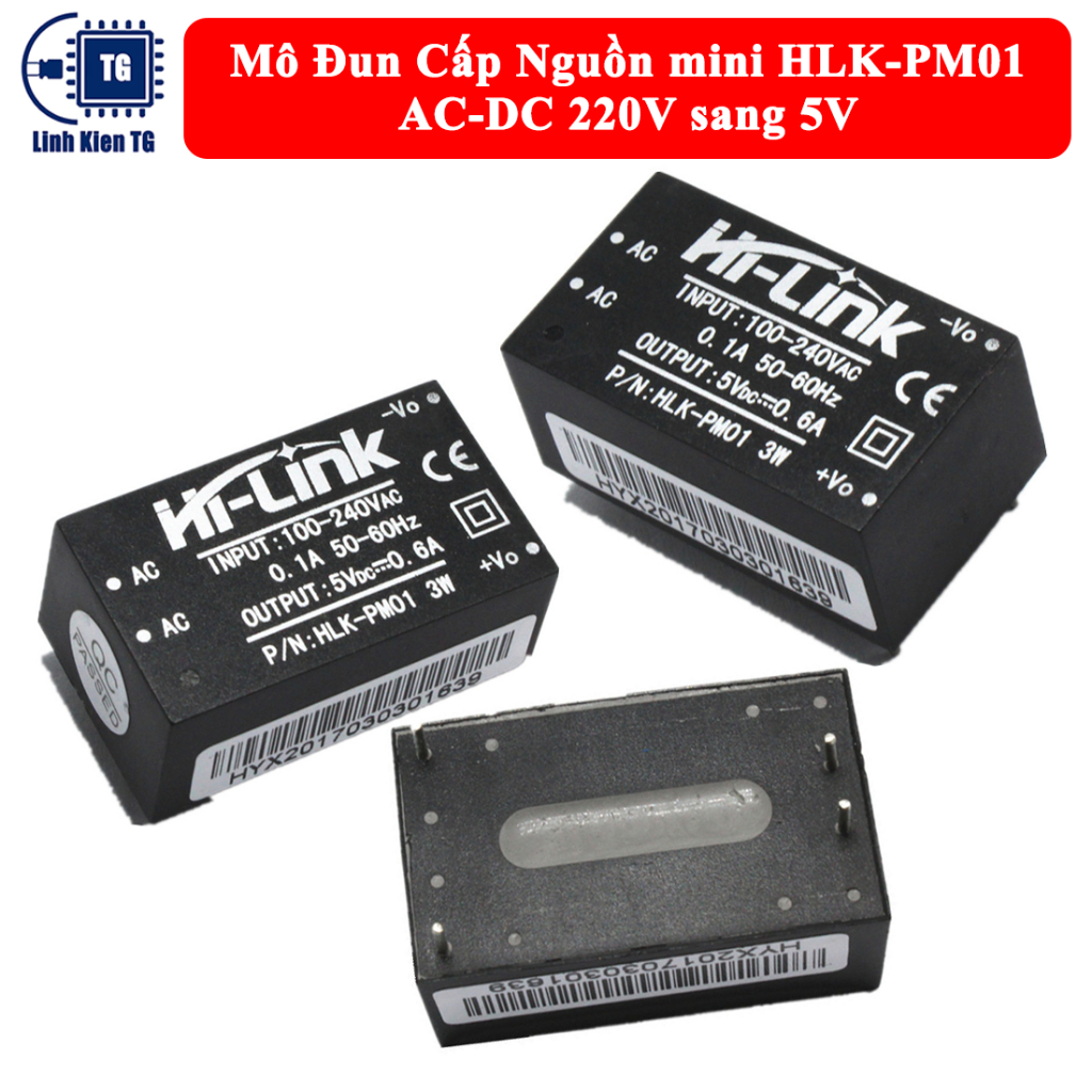 Mini Power Supply Module HLK-PM01 AC-DC 220V to 5V smart switch step ...