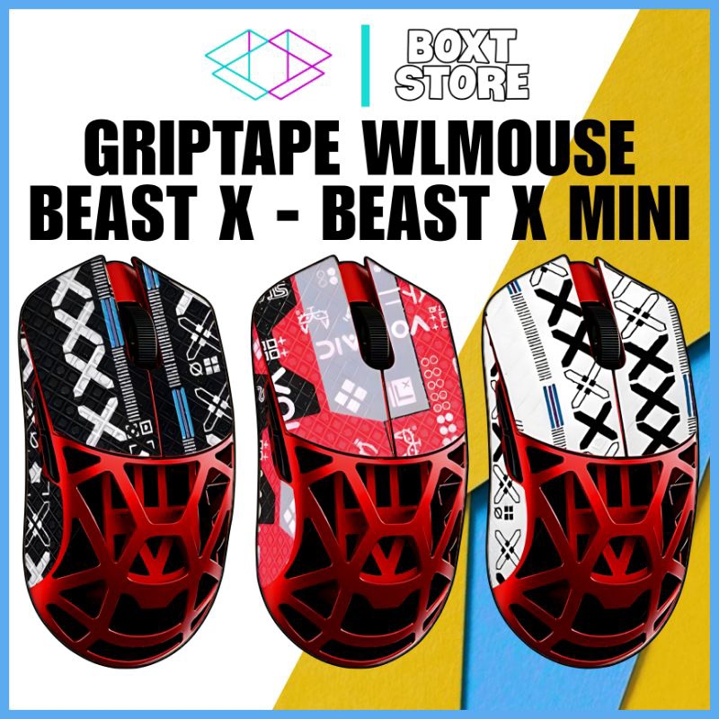 WLmouse Beast X Mouse 3M Grip Tape - Griptape Skin Beast X Mini ...