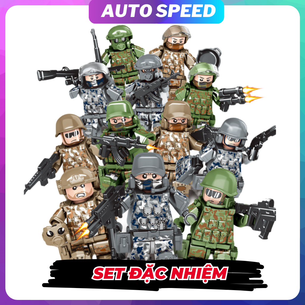 Special Soldier Assembly Toy, Assembly Model set of many US special ...