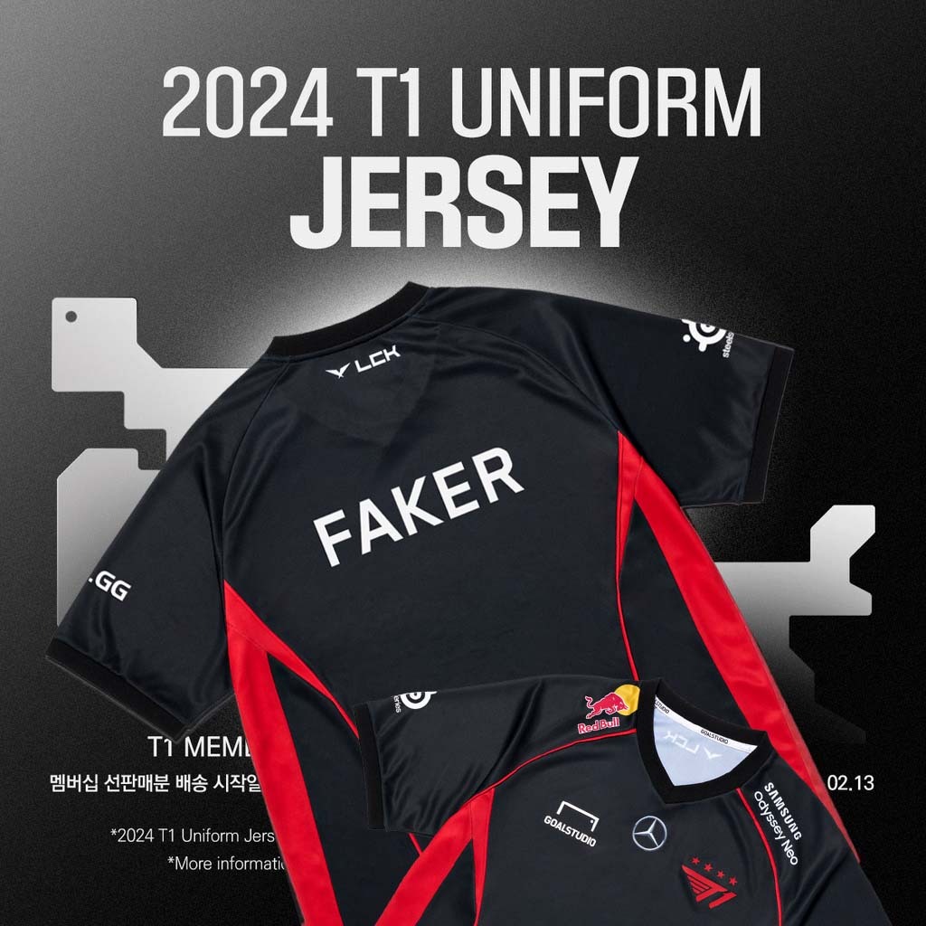 T1 2024 Uniform Shirt (Custom Name Upon Request) | Shopee Malaysia