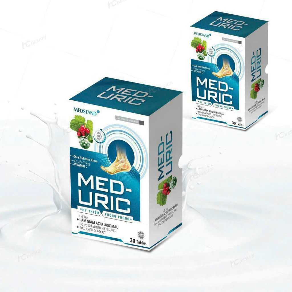 Med-uric Supports reducing blood URIC acid and joint pain caused by ...