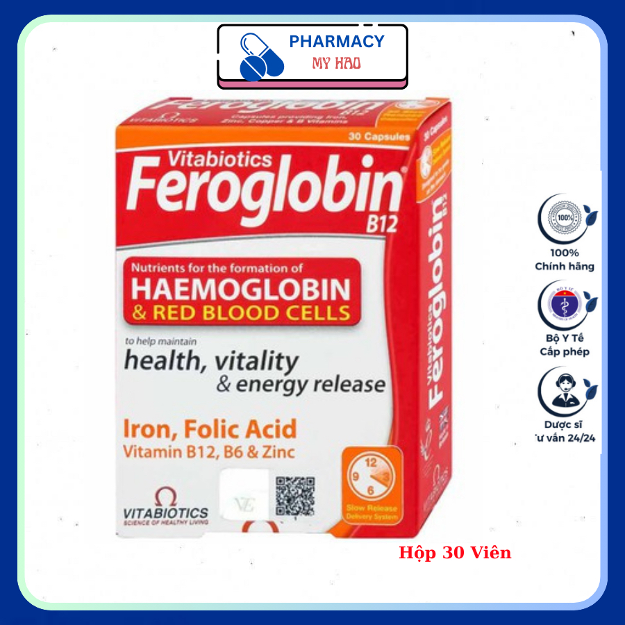 Vitabiotics Feroglobin B12 Iron Supplement and Increase Hematopoiesis ...