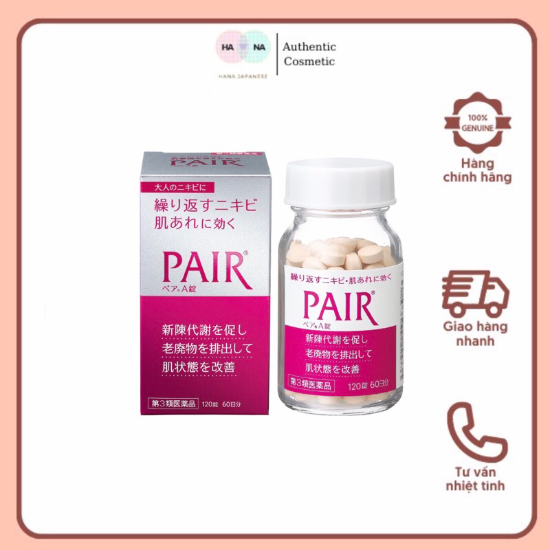Japanese Pair A anti-acne pills 120 pills | Shopee Malaysia