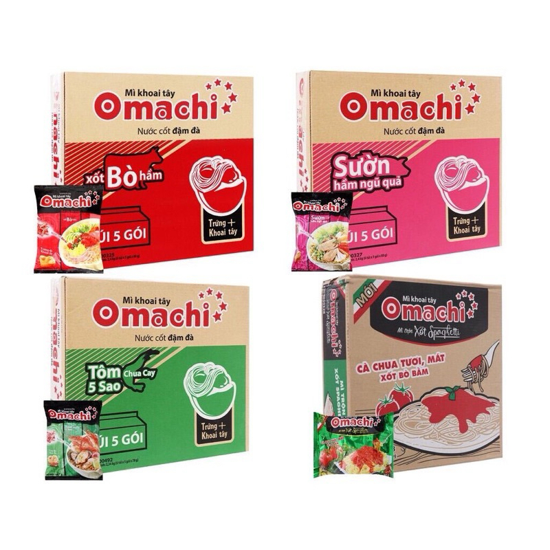 Box of 30 packs of Omachi noodles 80gr | Shopee Malaysia