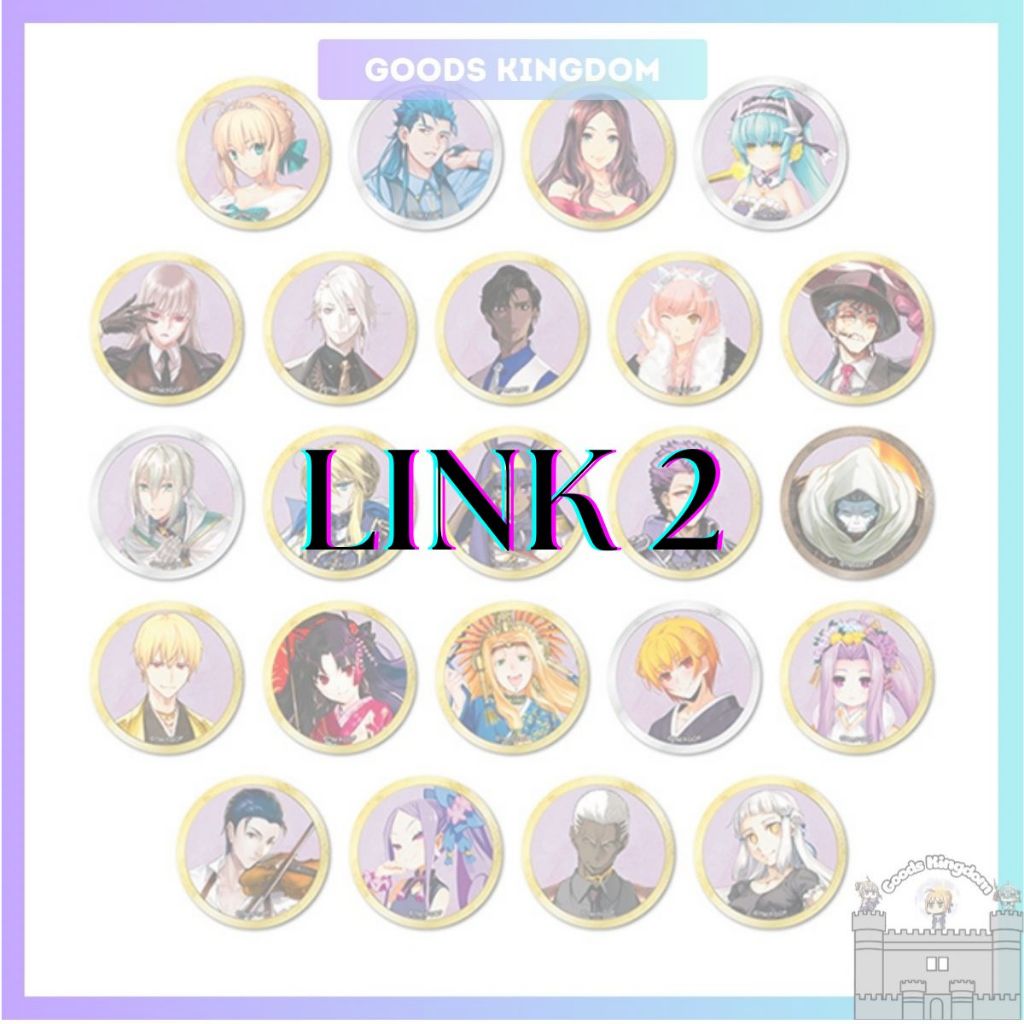 Fgo Anniversary Badges - Fate Grand - genuine Aniplex | Shopee Malaysia