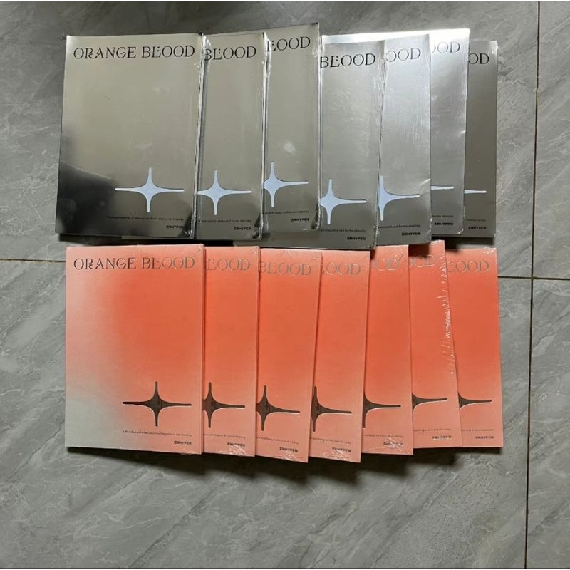 Enhypen photo album Orange Blood Dark AR Polaroid Namil Nanyi yizhiyu ...
