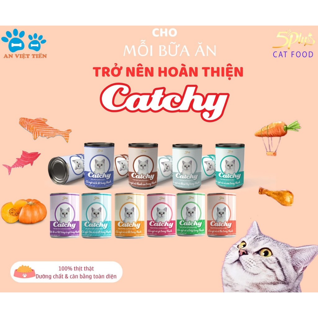 Pate Catchy Can 400g For Cats Of All Ages Tuna Flavor | Shopee Malaysia