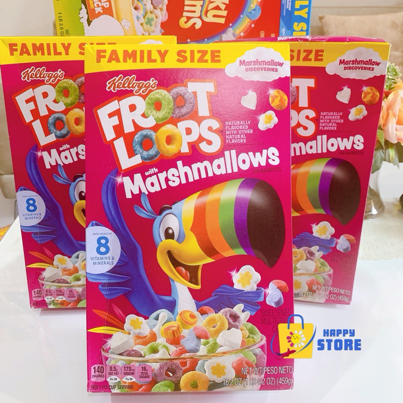 [USA Imported PRODUCTS] - FROOT LOOPS CEREALS COTTON CANDY ...