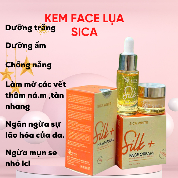 Silk FACE Cream SICA 15G Free SERUM HA 15ML | Shopee Malaysia
