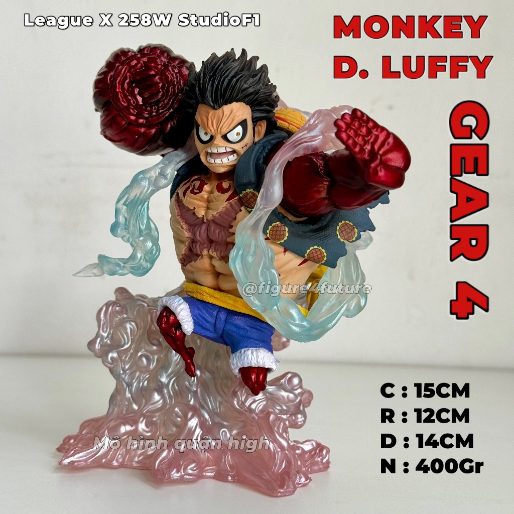 (15cm - F1 - Ready) Extremely sharp 15cm tall luffy Gear 4 character ...