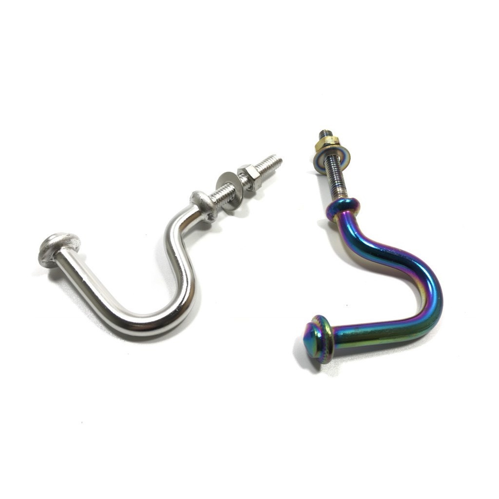 7-color stainless steel and titanium hook-shaped motorcycle hanger ...