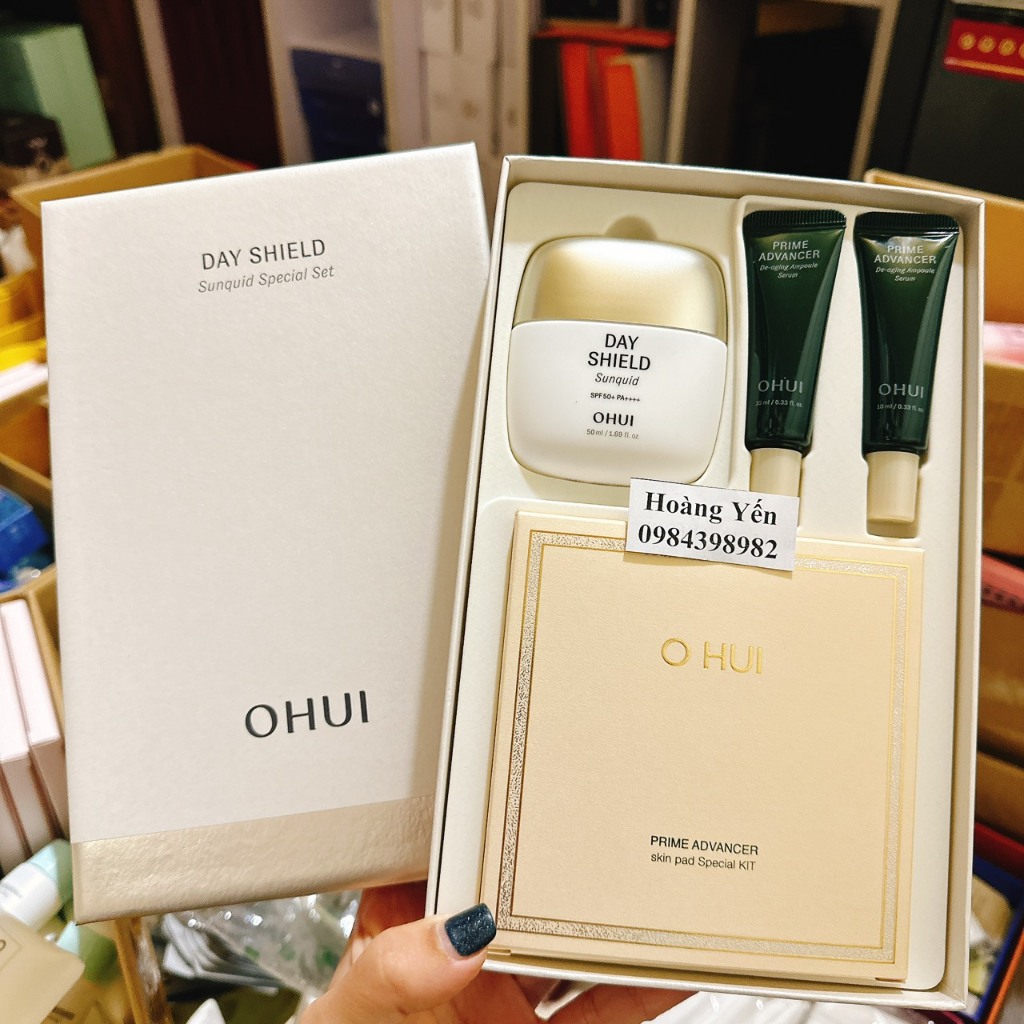 [NEW MODEL] Ohui Day Shield SUNQUID SPF50+/ PA++++ sunscreen Set ...
