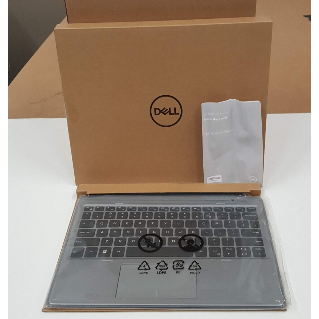 Dell Latitude 7200 7210 2-in-1 Tablet Mobile Keyboard Backlit K18M ...