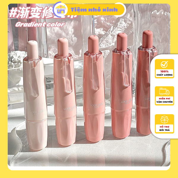 Scissors eraser tape/GOOD LUCK press eraser pen with gradient color ...