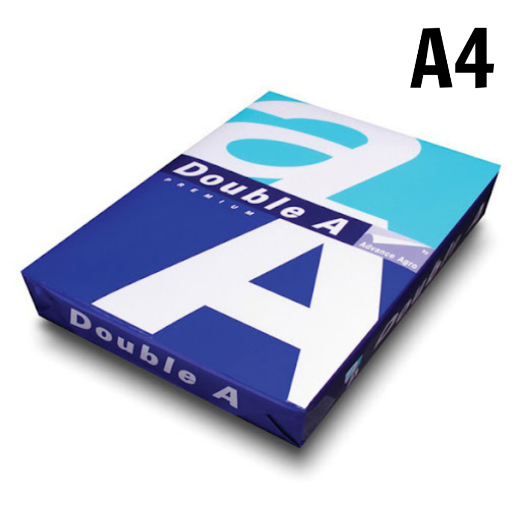 Double A 70gsm Printing Paper - A5 A4 A3 (1 Ream 500 Sheets) | Shopee ...