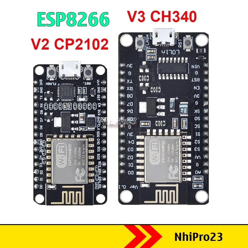Esp8266 NodeMcu Lua V3 CH340 / CP2102 WIFI Internet Of Things WIFI ...