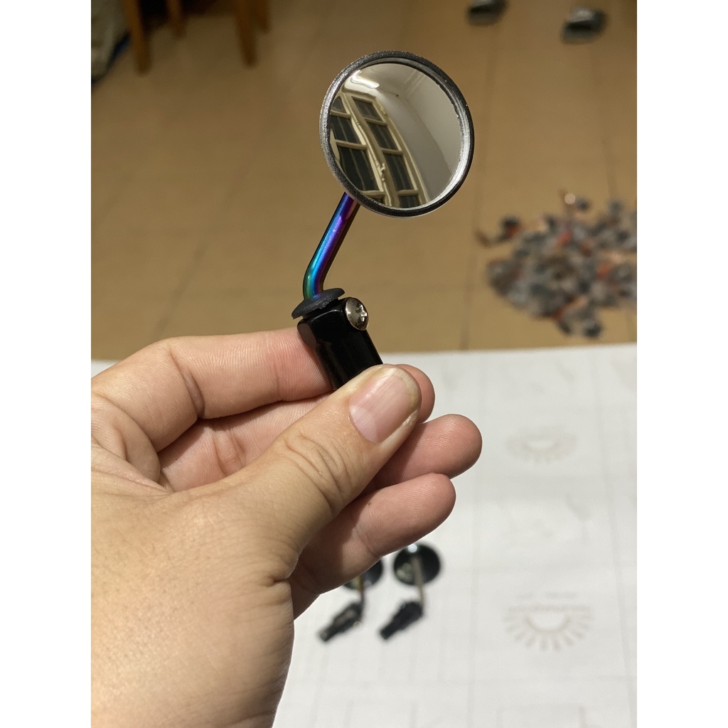 Mini Motorcycle Mirror, 3cm diameter, 10mm thread, convex mirror ...