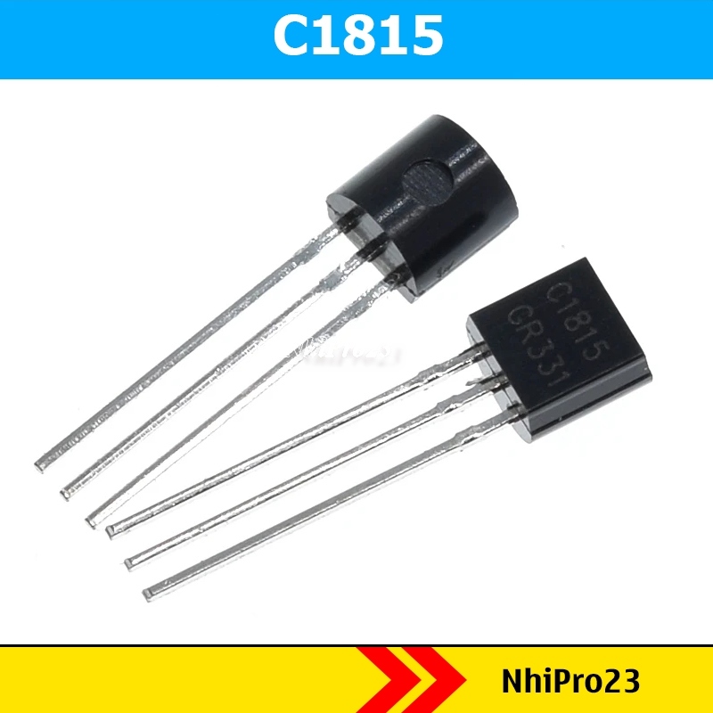 Package 10 - Transistor C1815 2SC1815 0.15A 50V TO-92 NPN Pin | Shopee Malaysia