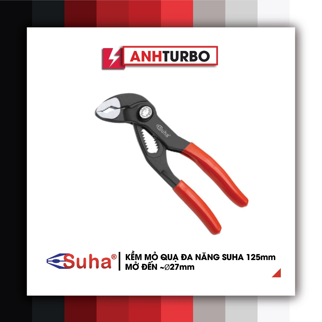 Suha Multi Purpose Mini Crow Nippers 125mm 5 Inch Long Open Mount To ~Ø27mm With Quick