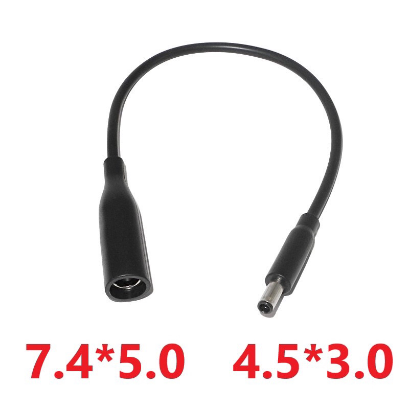 Dell charging power adapter with large needle from 7.4mm to 4.5mm small ...