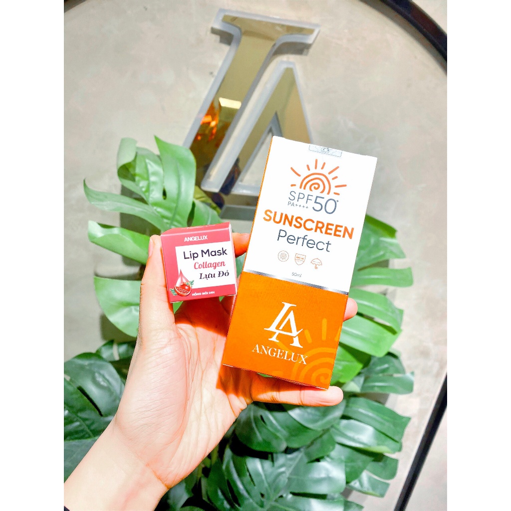 Angelux SUNSCREEN SPF 50+ PA ++++, OIL CONTROL, TONE ENHANCEMENT ...