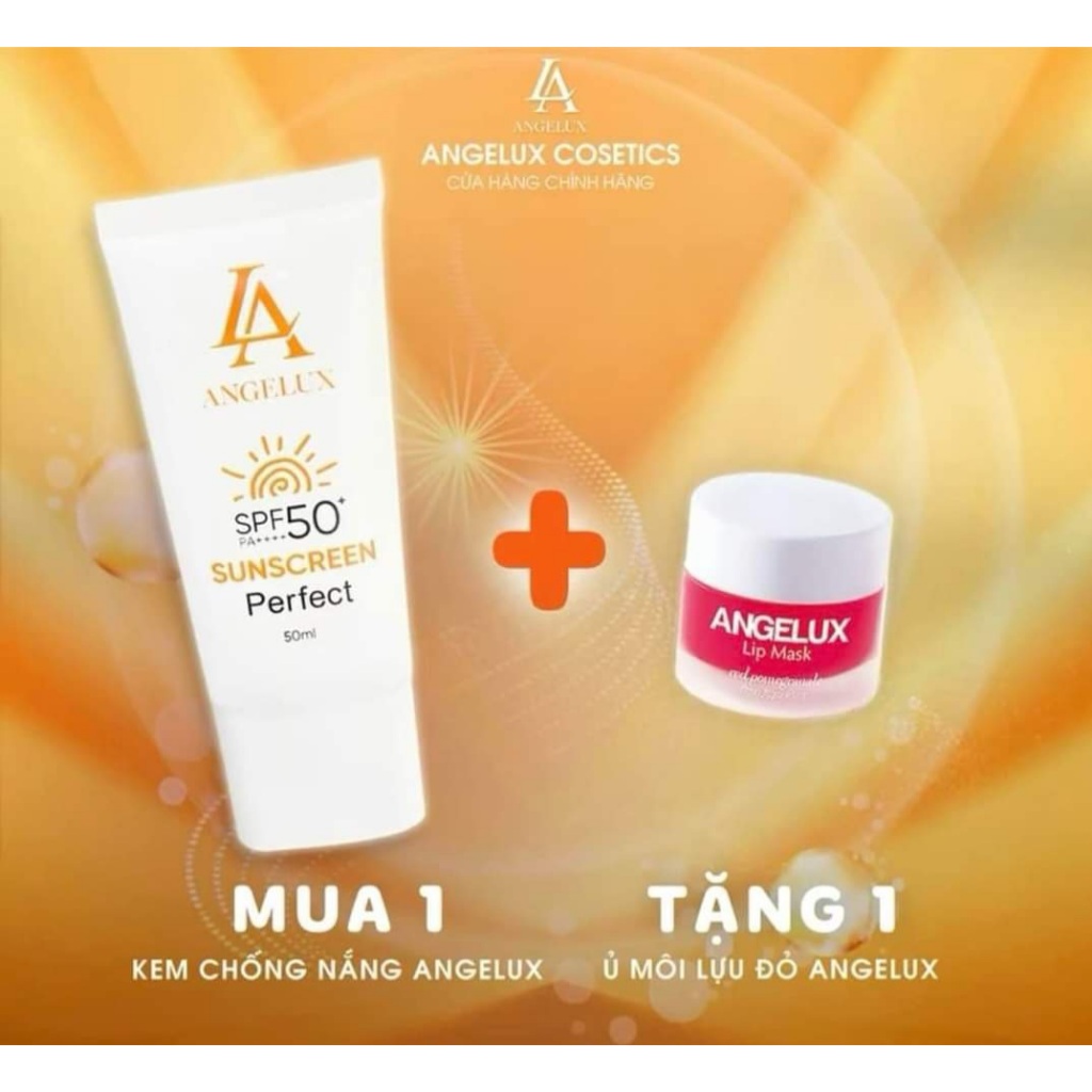 Angelux Sunscreen SPF 50+ PA ++++, SKIN TONE ENHANCEMENT, OIL CONTROL ...