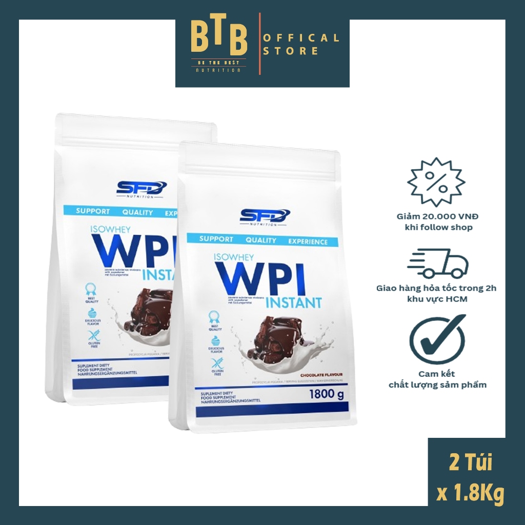 Isowhey WPI INSTANT 2 bag x 1.8Kg exercise NUTRITION powder supports SFD NUTRITION | Shopee Malaysia