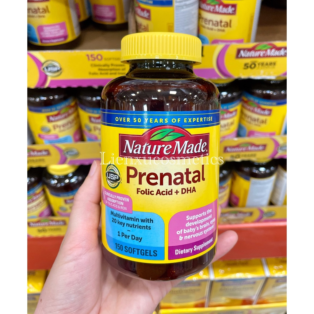 Nature Made Prenatal Multivitamin, Box Of 150 Tablets | Shopee Malaysia