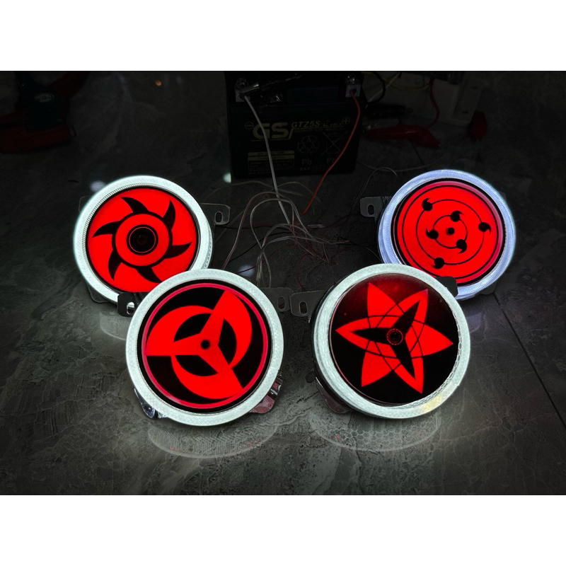 Sharingan eye lamp ring made of led balls (1 set includes ring and ...