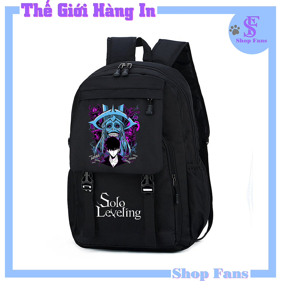 [High-end Product that fits laptop] Solo Leveling school backpack ...