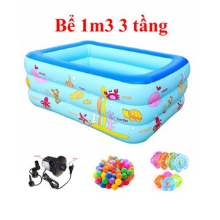 Swimming pool, swimming pool float for children 1M3 comes with ball and ...