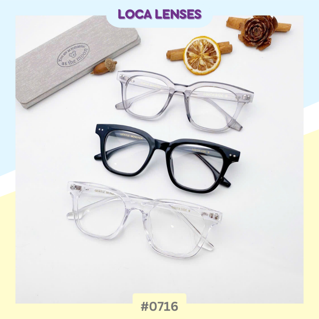 Loca Lenses Korean style small square eyeglass frames 0716 3601 ...