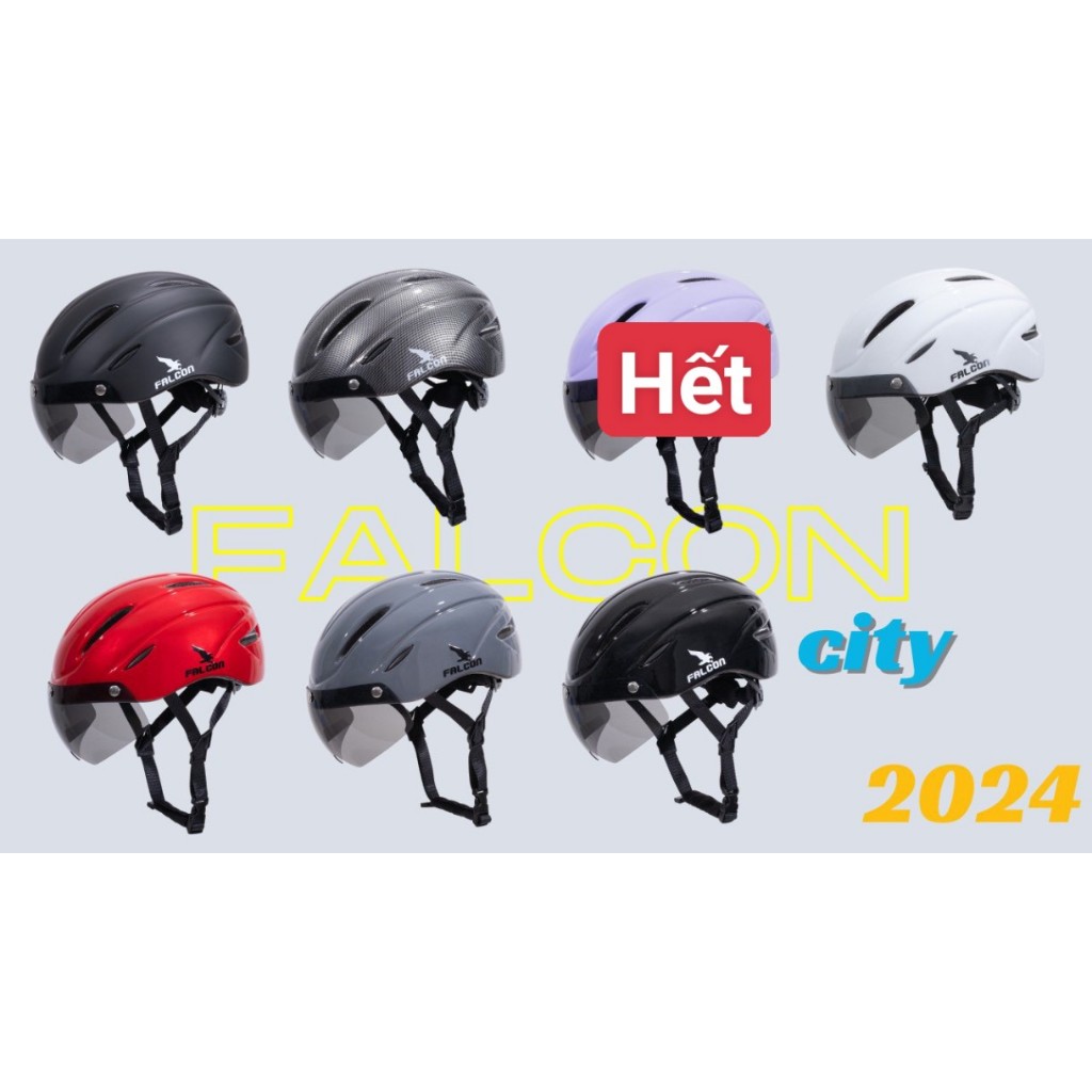 Falcon CITY BIKE SPORTS HELMET NEW MODEL 2024 FULLBOX | Shopee Malaysia