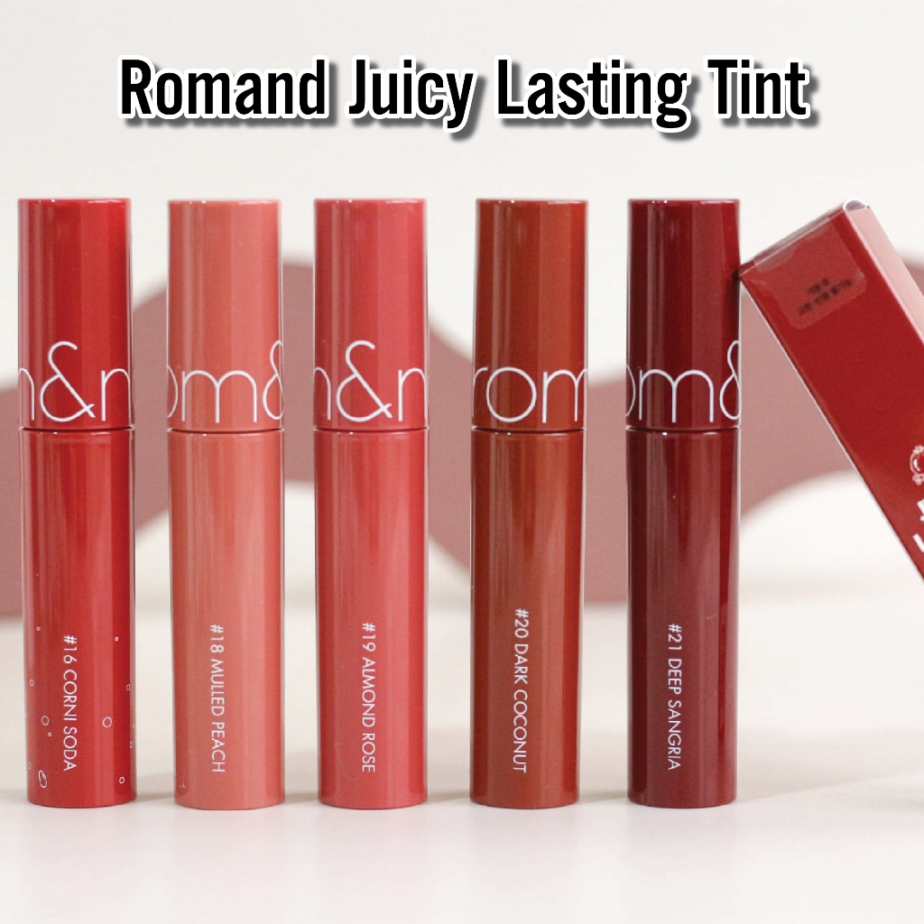 Romand Juicy Lasting Tint Matte Lipstick [Genuine Korea] | Shopee Malaysia