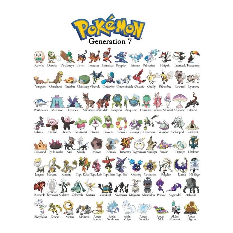 [Compilation] Starter + Pokemon Gen 7 | Shopee Malaysia
