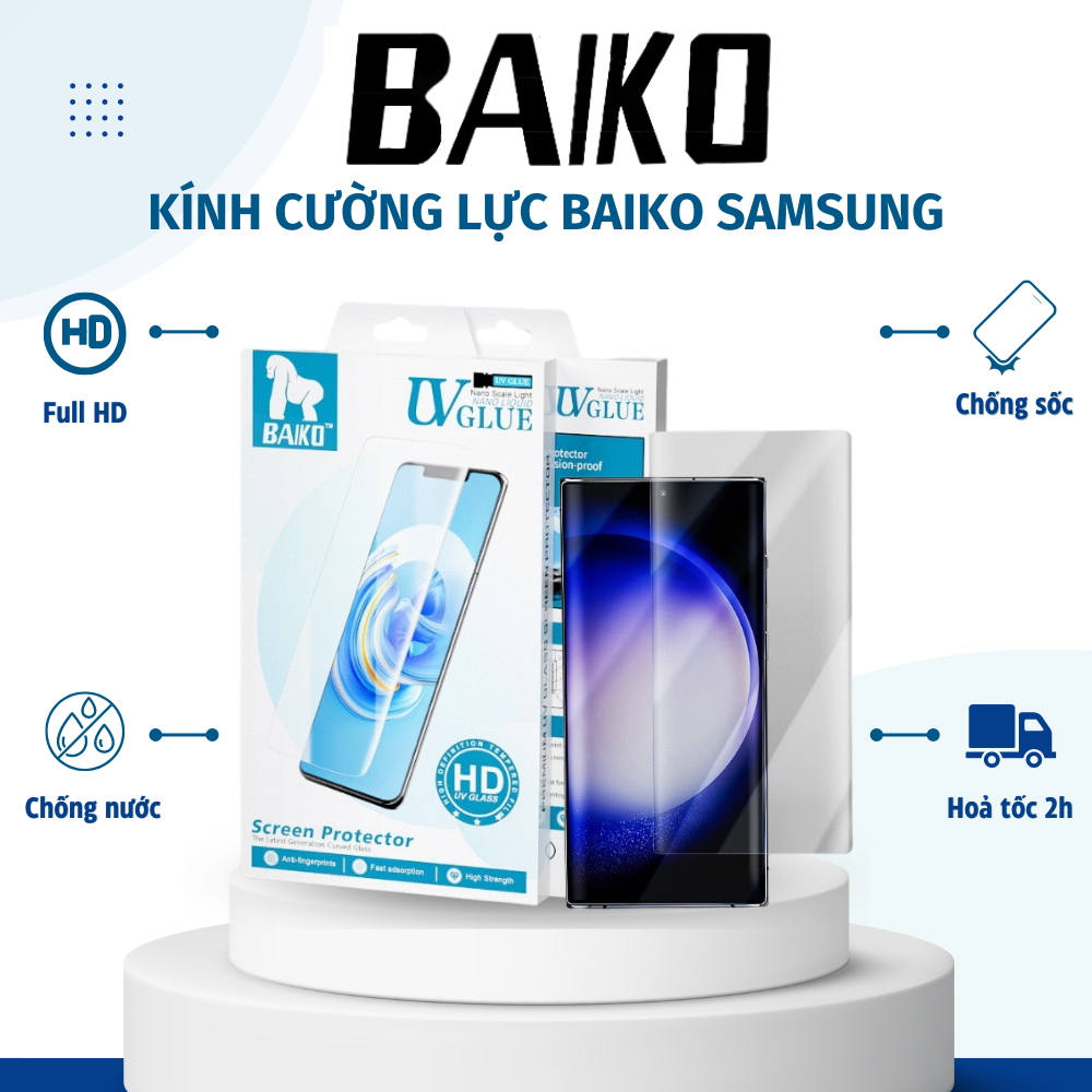 [SAMSUNG] Baiko SAMSUNG tempered glass - 3D curved screen suitable for ...