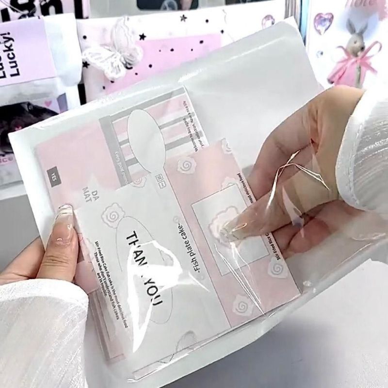 Set of 10 Clear White Wrapping Paper Bags for Cards | Shopee Malaysia