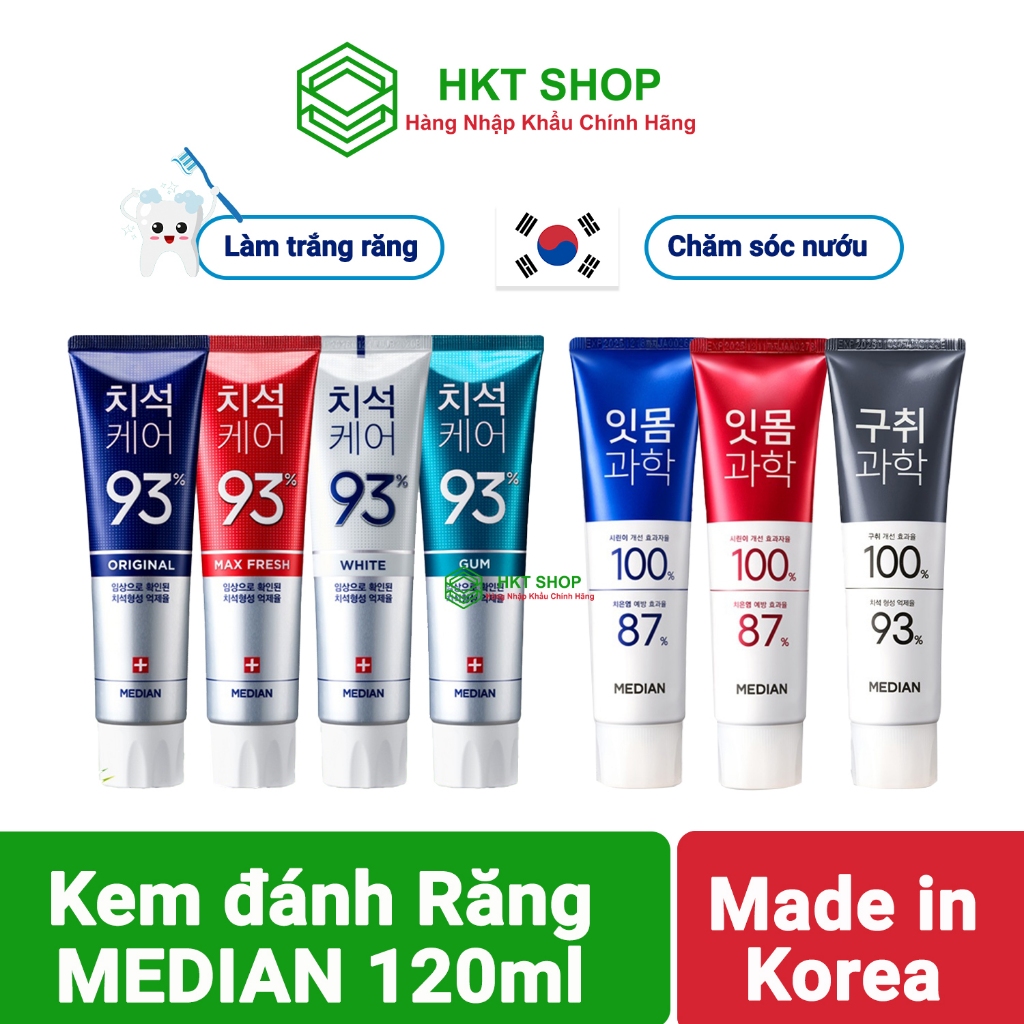 Median Toothpaste Whitens Teeth, Freshens Mouth Gum Science/ Dental ...