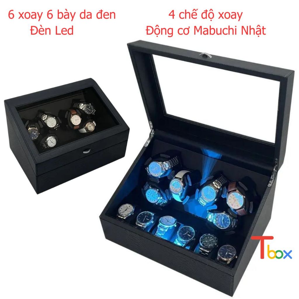 Clock Rotation Box - Automatic Mechanical Clock Winding - led Function ...