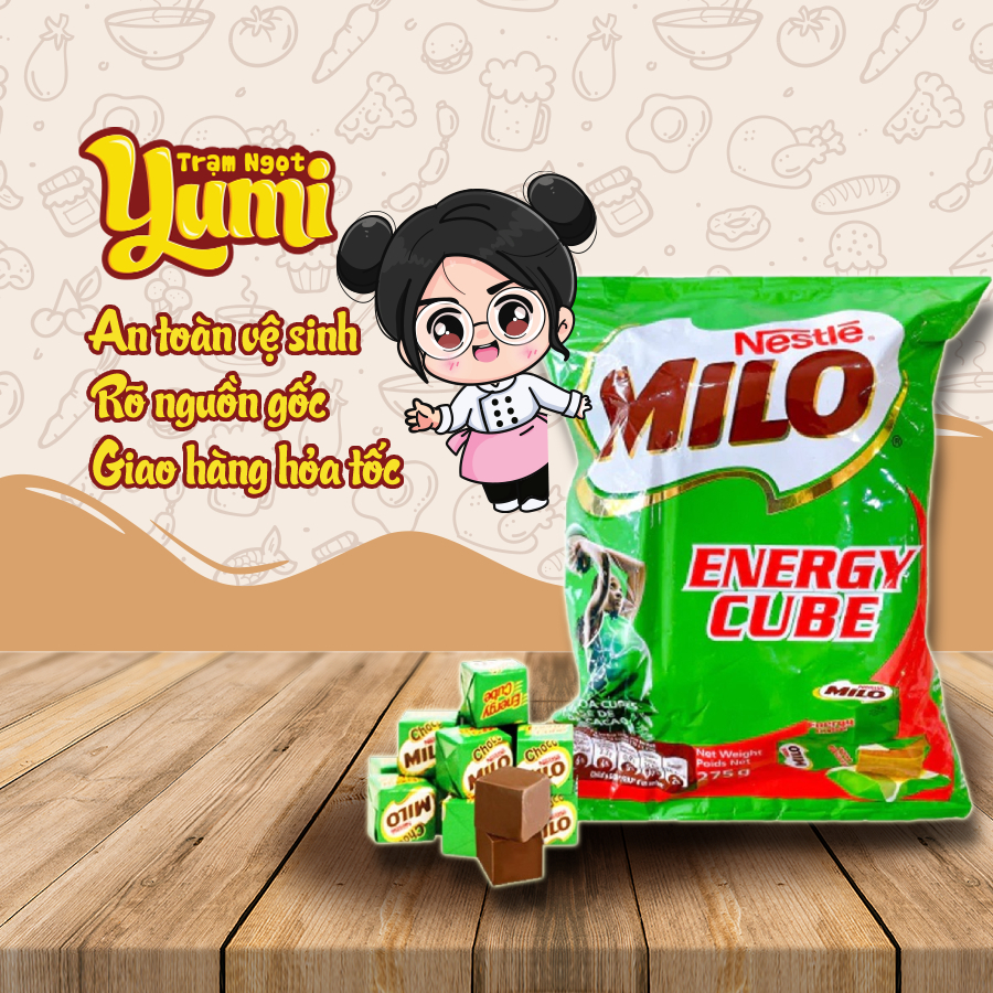 Nestle Milo Cube Candy 50/100 pieces, Milo Energy Cube Cocoa Milk Candy ...