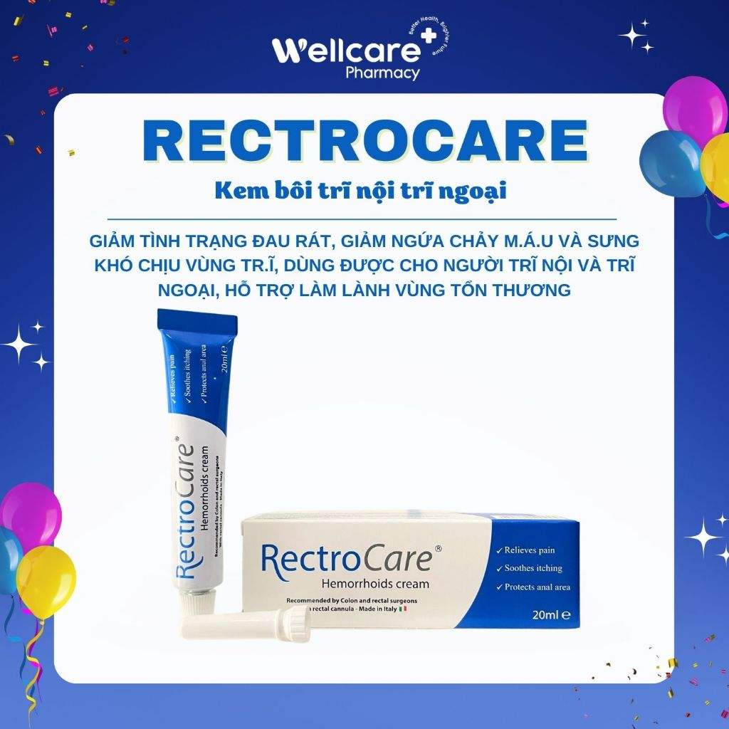 [GENUINE] RectroCare hemorrhoid cream - 20ml tube, cream for internal ...