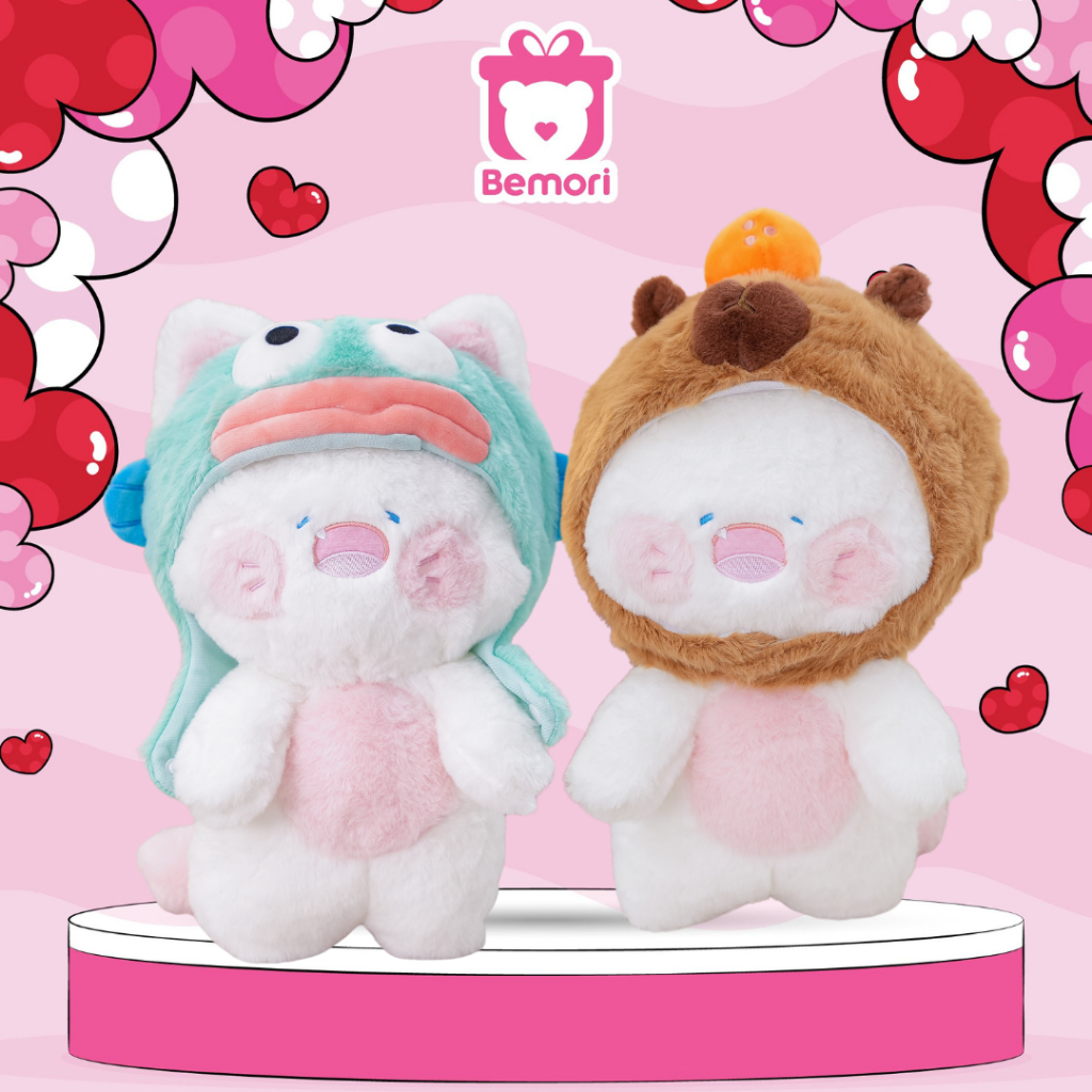 Dudu Cosplay Teddy Bear Character Animal Thick Lips, Cute Funny ...