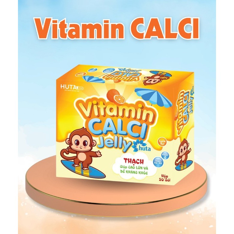 Huta PHAR Vitamin Calcium Jelly (box of 20 packs) enhances baby's ...