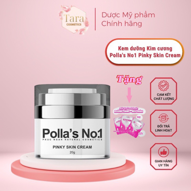 Pinky Skin Cream Polla's No.1 20g Diamond Whitening Cream [Tara ...