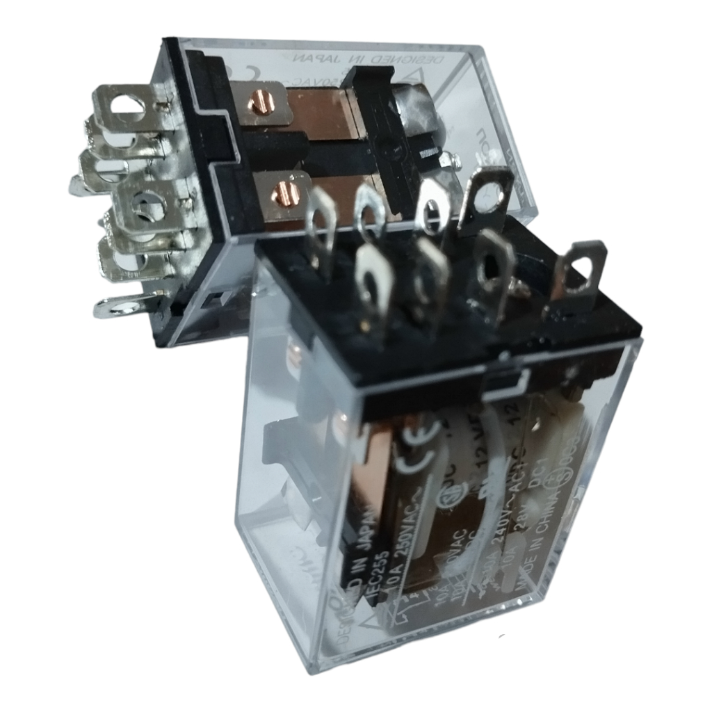8-pin 12v and 24v waterproof clear plastic relay | Shopee Malaysia
