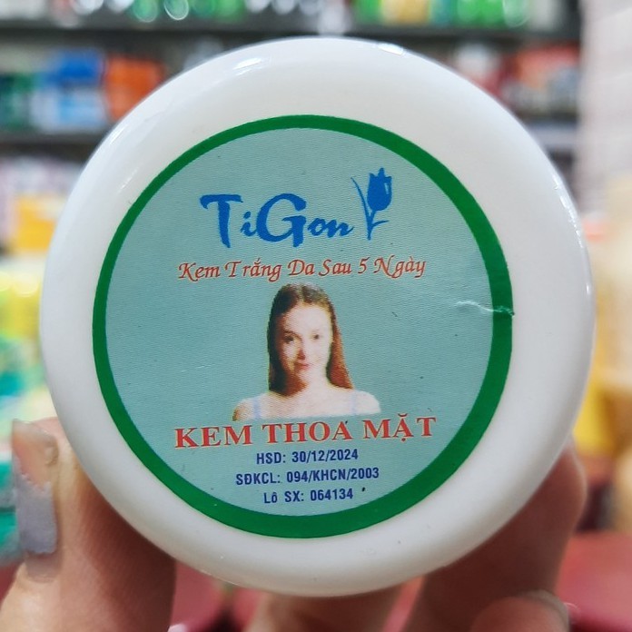 Lot of 6 Jars of Tigon Skin Whitening Cream After 5 Days of Use 18G ...