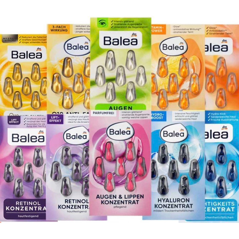 Balea, Isana, Schaebens skin care capsules help soften, smooth, anti ...