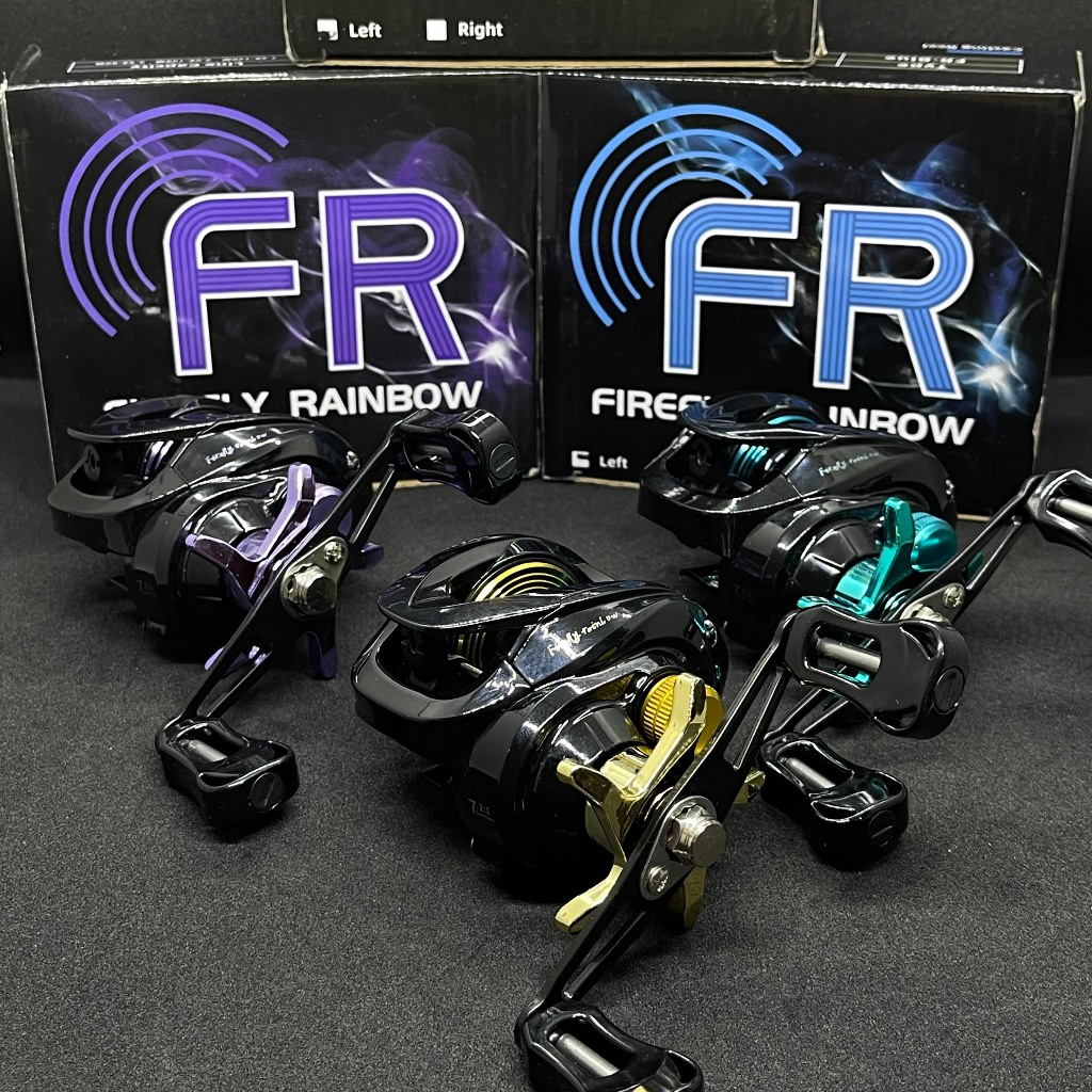 FIREFLY RAINBOW lure fishing reel has Dragclick sound, left and right ...