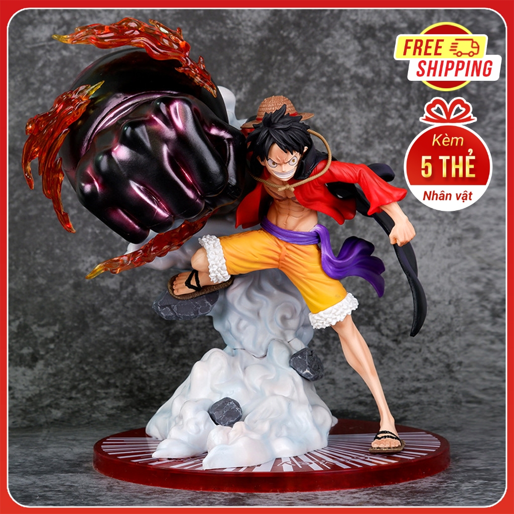 Extremely sharp One Piece Luffy figure with giant haki arms - Includes ...