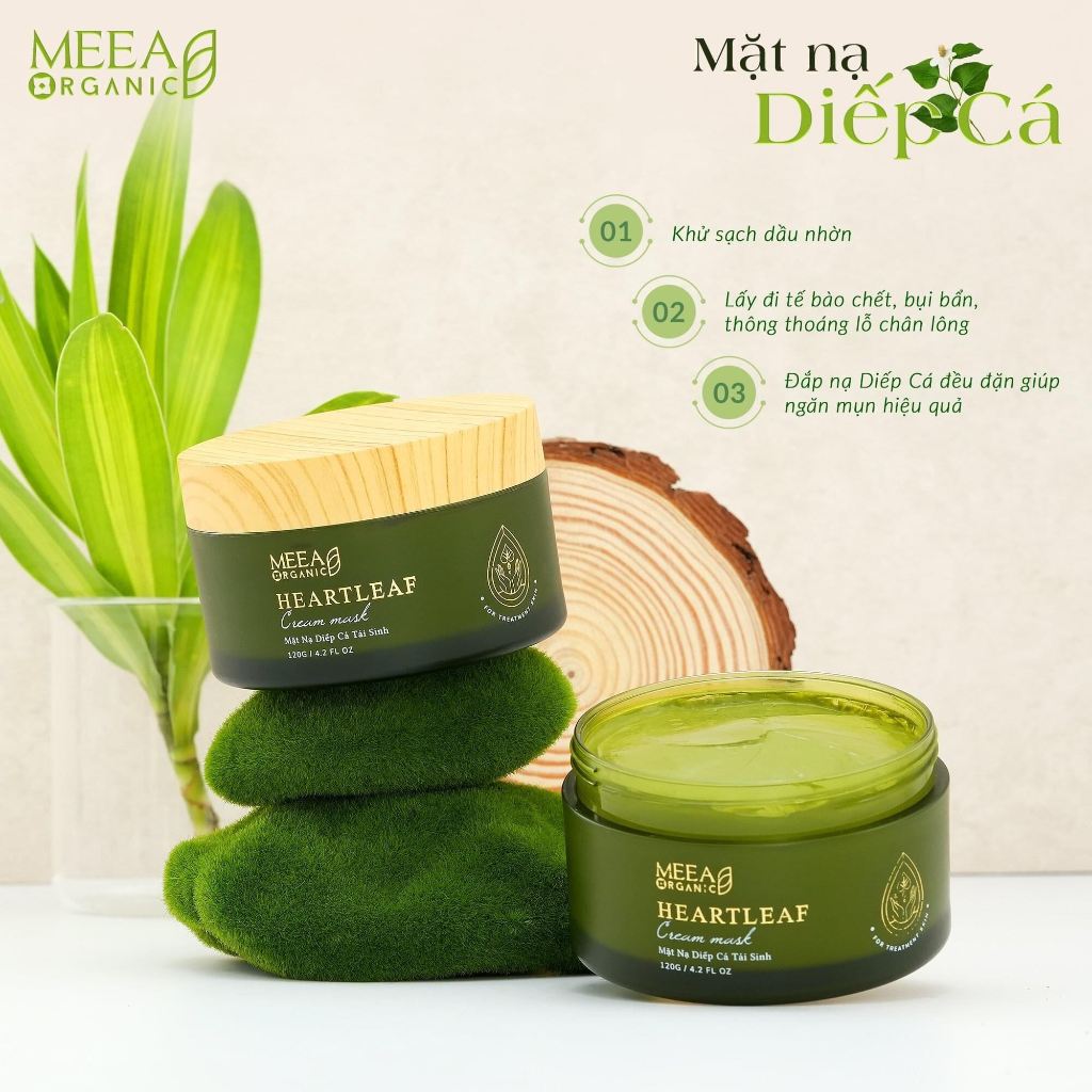 Meea Organic Regenerative Fish Lettuce Mask Whitening, Cleansing Skin ...